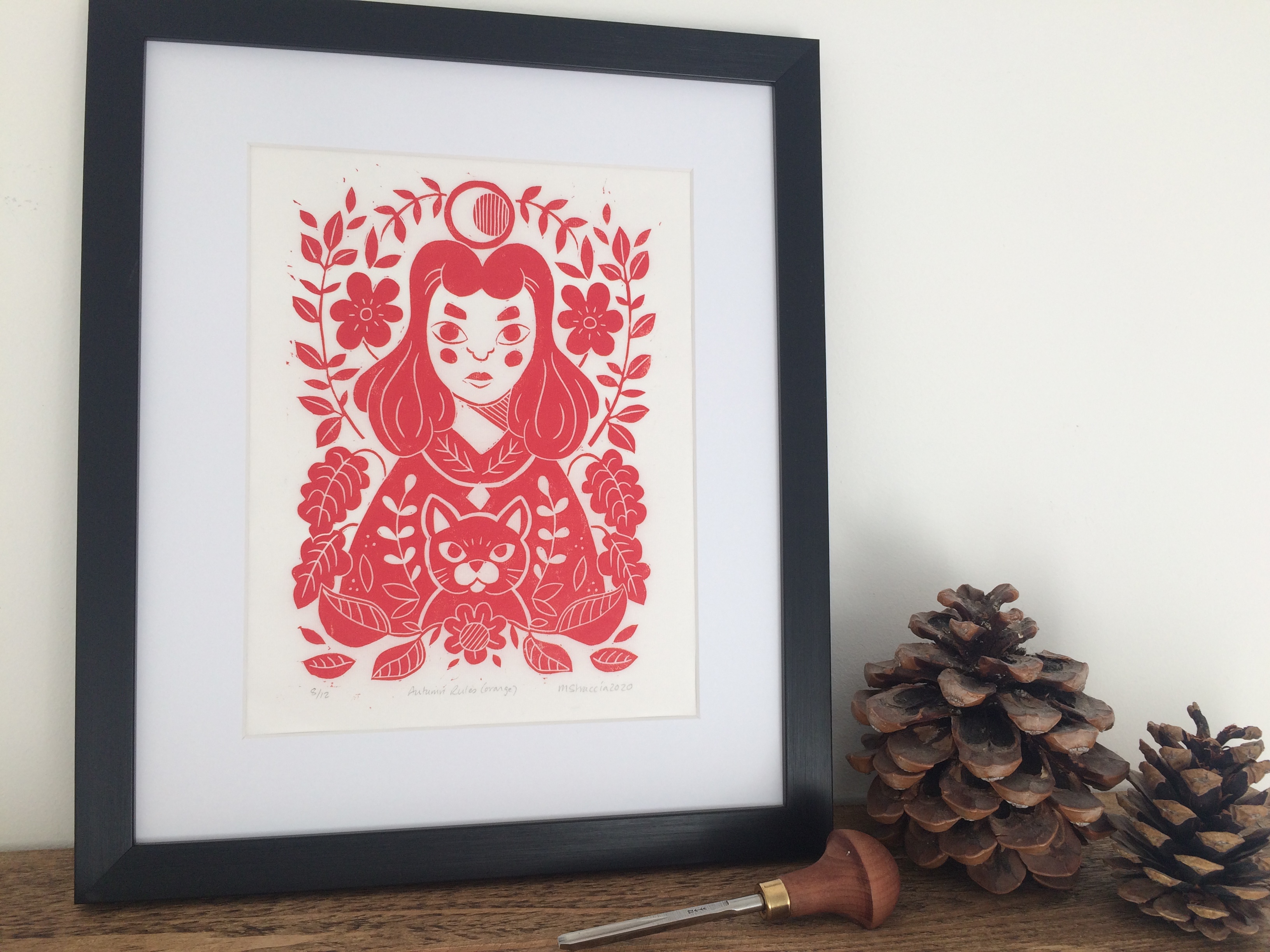 About Marisa – Folk Style Linocuts By MStraccia Art