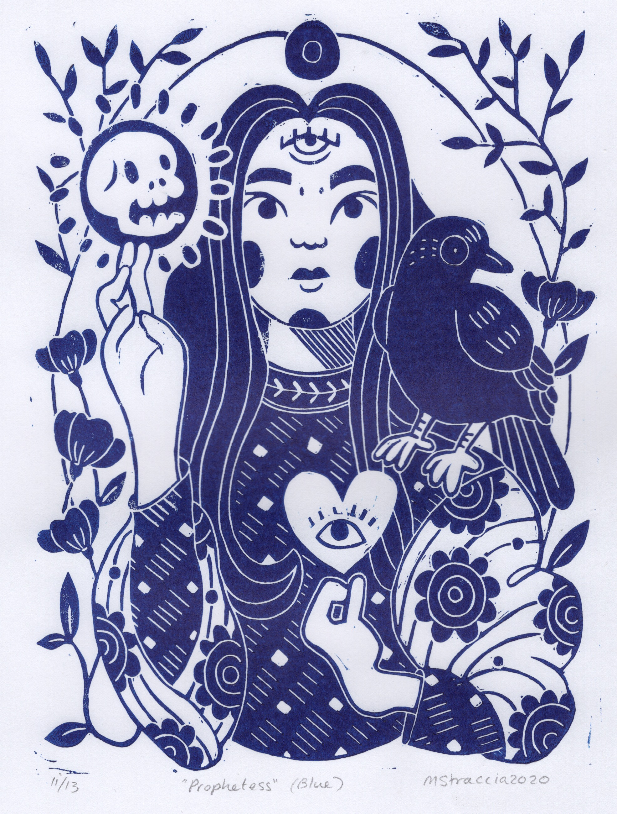About Marisa – Folk Style Linocuts By MStraccia Art