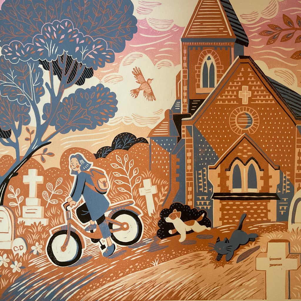 Folk Style Linocuts By MStraccia Art – Original handmade prints ...